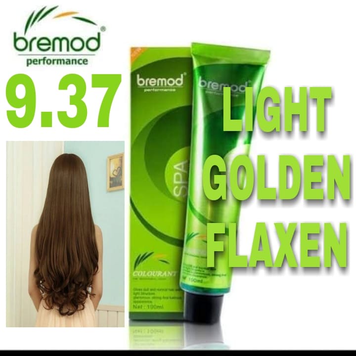 Bremod Performance SPA Hair Color ( 9.37 l light golden flaxen ) 100 ml ...