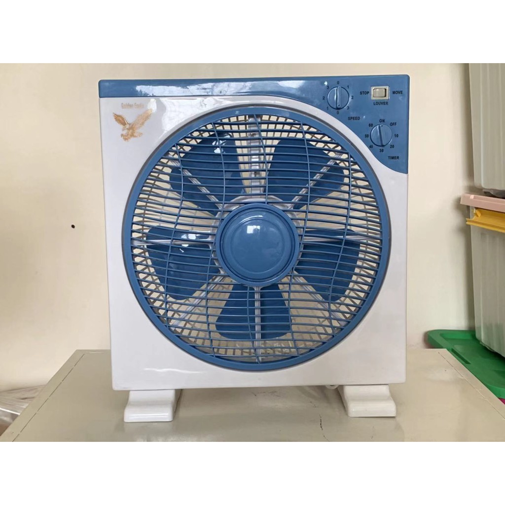 Desk Table Box Fan 12'' | Shopee Philippines