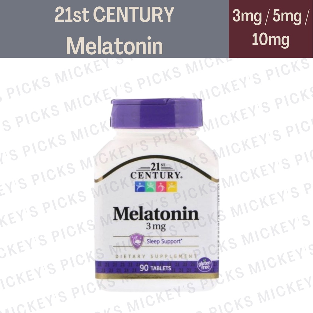 21st Century Melatonin, 3, 5, 10 mg, 90, 120 Tablets | Shopee Philippines