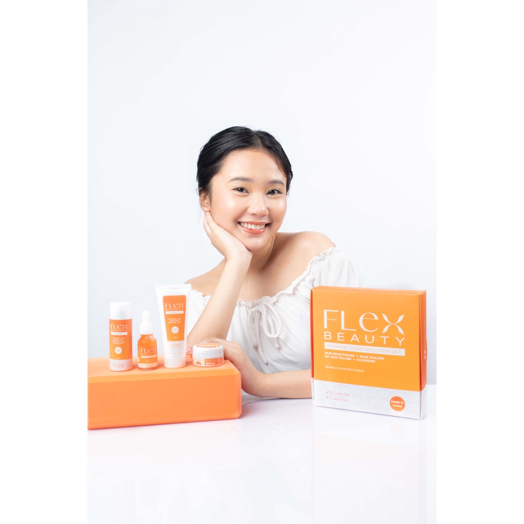 AUTHENTIC Flex Beauty Organic Acne Solution Set | Safe for Pregnant ...