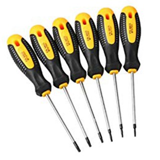 Ready Stock 1Set Cr-V Torx Screwdriver Set with Hole Magnetic T5-T10 ...