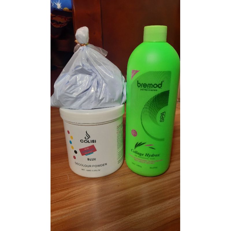 Bremod Oxidizer 1000ml & Colisi Bleaching Powder 450g | Shopee Philippines