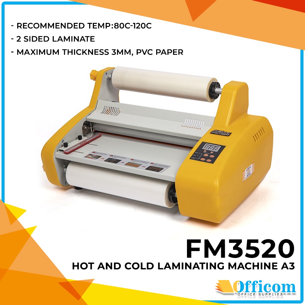 Laminating Machine FM3520 Officom Roll to Roll A3 Size High Quality ...