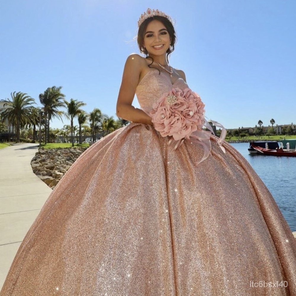 Rose Gold And Gold Quinceanera | atelier-yuwa.ciao.jp