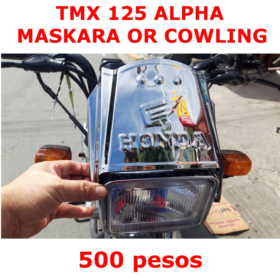 TMX 125 Alpha Cowling Maskara Stainless Wings Honda | Shopee Philippines