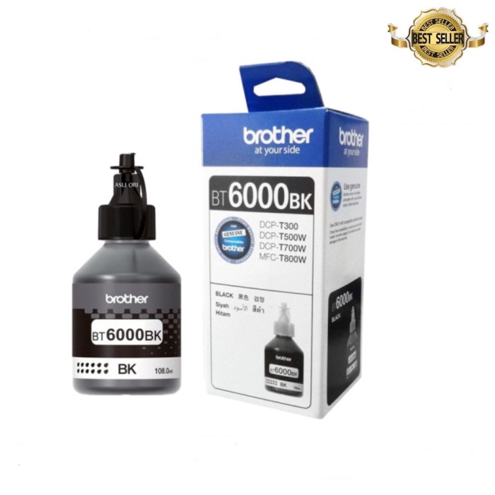 Continuous ink system BT6000 BK BLACK (DCP-T300) (DCP-T500W) (DCP-T700W ...