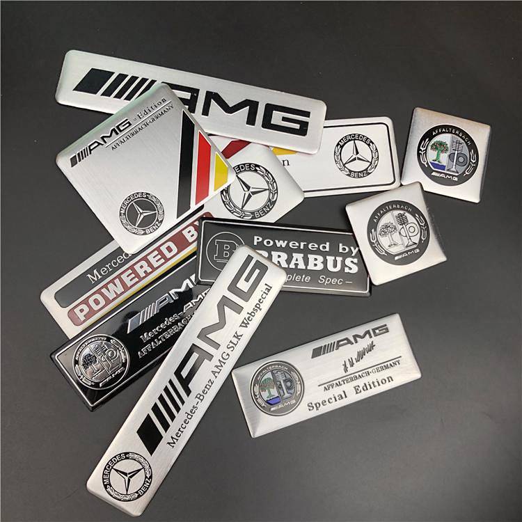Benz Car Stickers Modified Fender Side Sticker AMG the Engine Housing ...