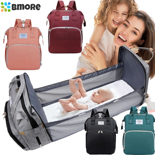5 In 1 Mommy Backpack Baby Bag Susu Beg Anak Large Capacity Travel ...