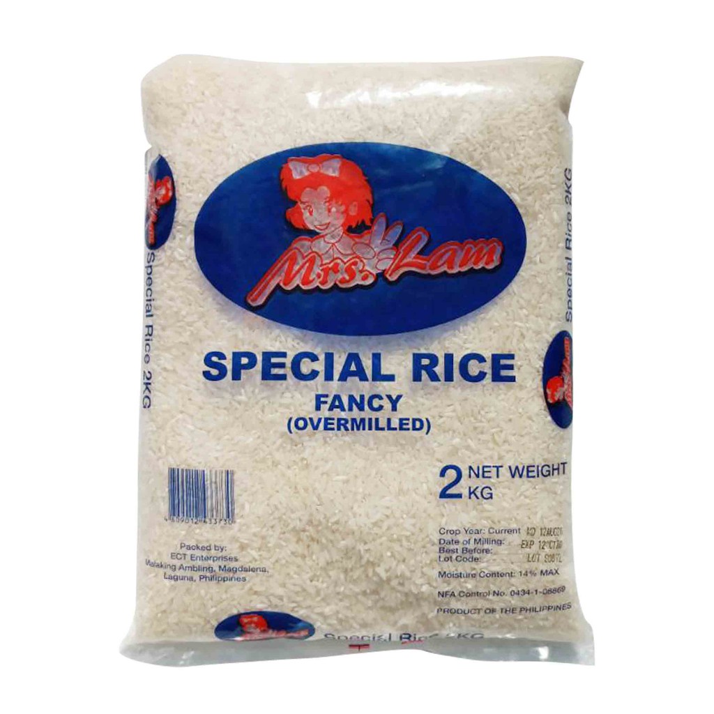 Mrs Lam Special Fancy Rice (2 KG) | Shopee Philippines