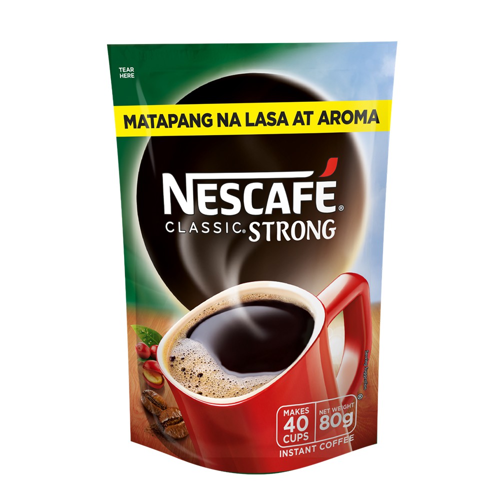 Nescafe Classic Strong Instant Coffee 80g | Shopee Philippines