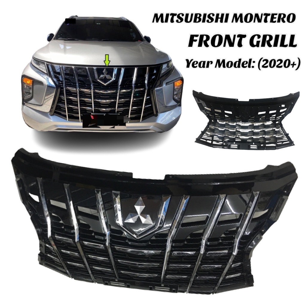 CPAO Mitsubishi Montero 2020 2021 2022 2023+ Car Front Bumper Hood ...