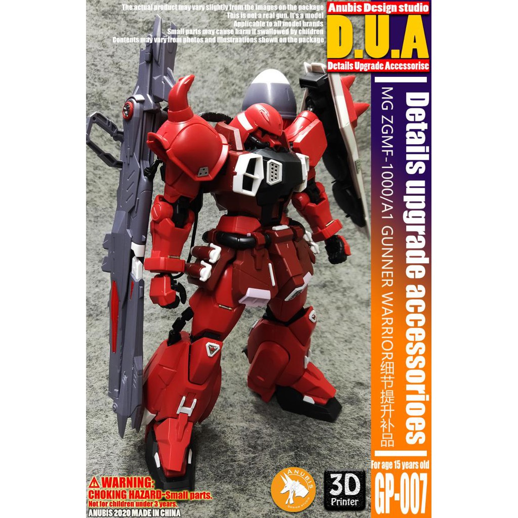 (Anubis Studio) GP-007 Detail Add-On For ZGMF-1000/A1 Gunner ZAKU ...