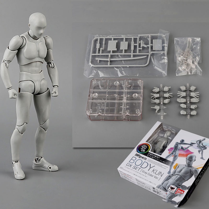 SHF Body Kun Doll Action Figure Movable PVC Body-Chan DX Action Play ...