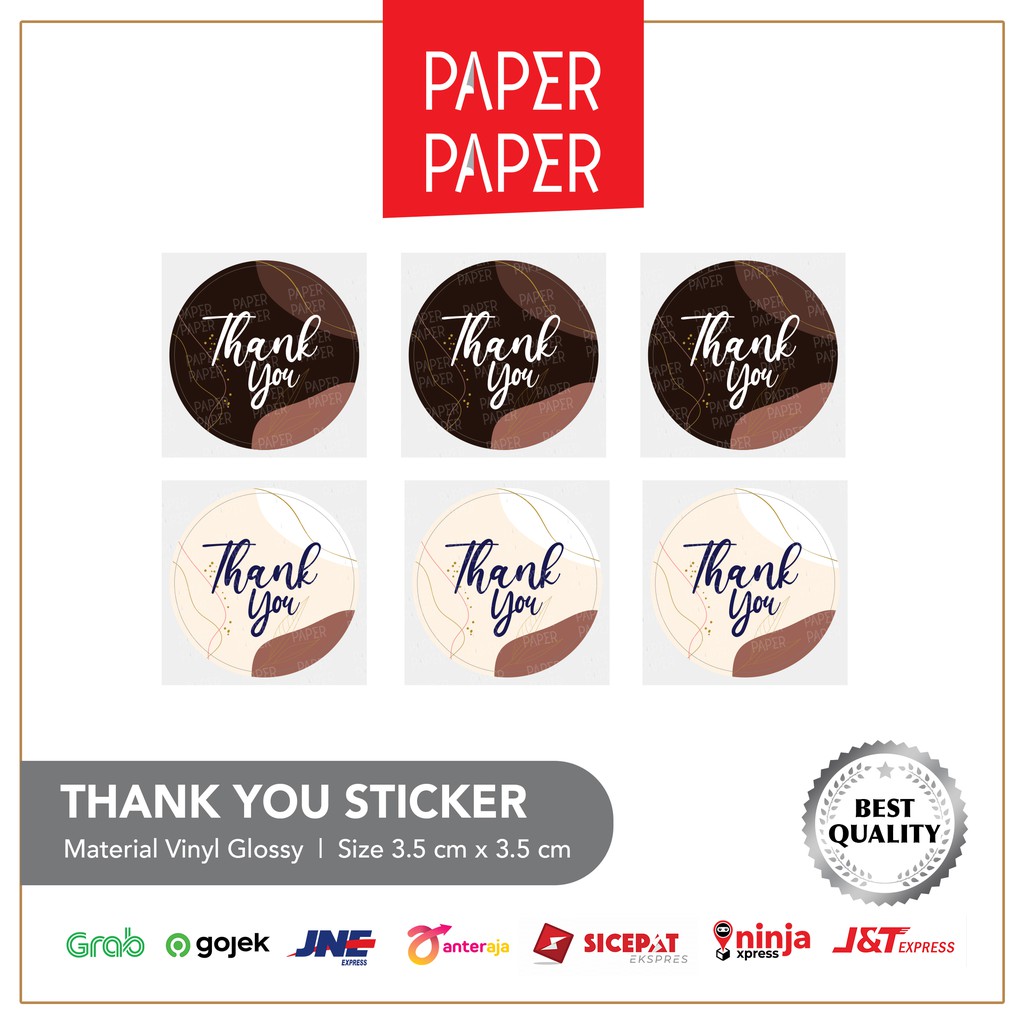 Thank You Sticker (30 Pcs) | Shopee Philippines