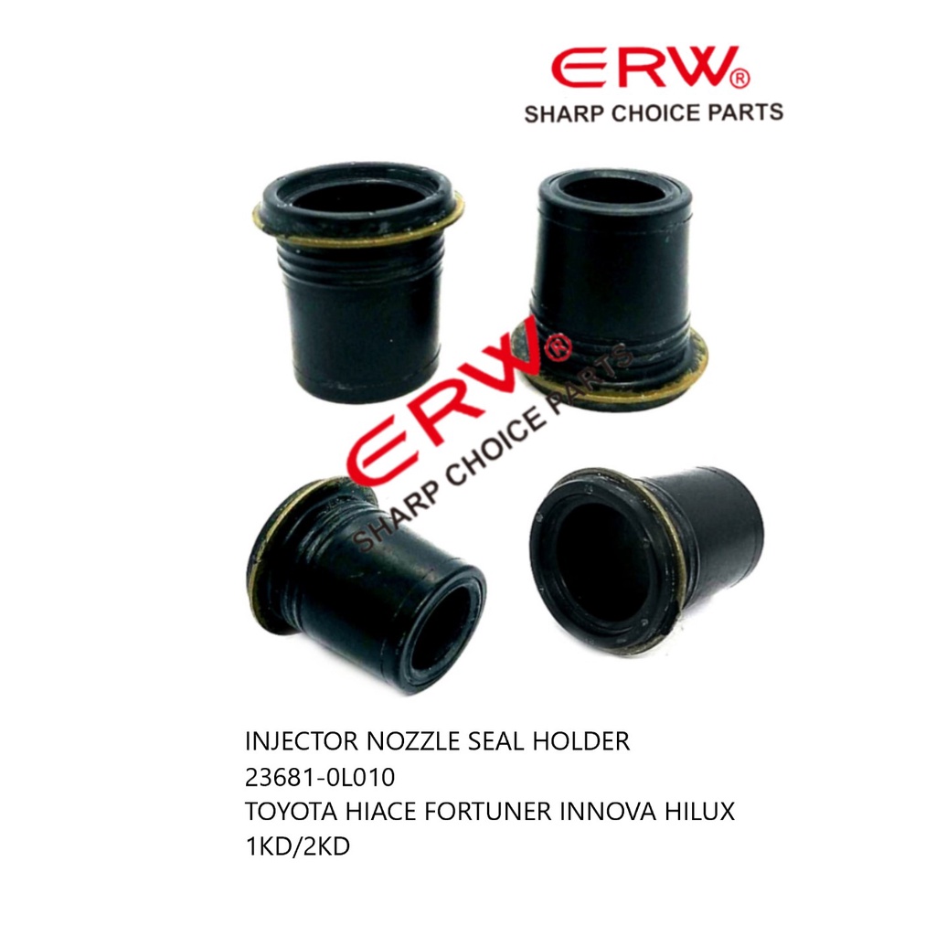 INJECTOR NOZZLE SEAL HOLDER ( 23681-0L010 ) TOYOTA HIACE FORTUNER ...