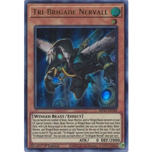 Tri-Brigade Nervall - MP21-EN169 - Ultra Rare 1st Edition | Shopee ...