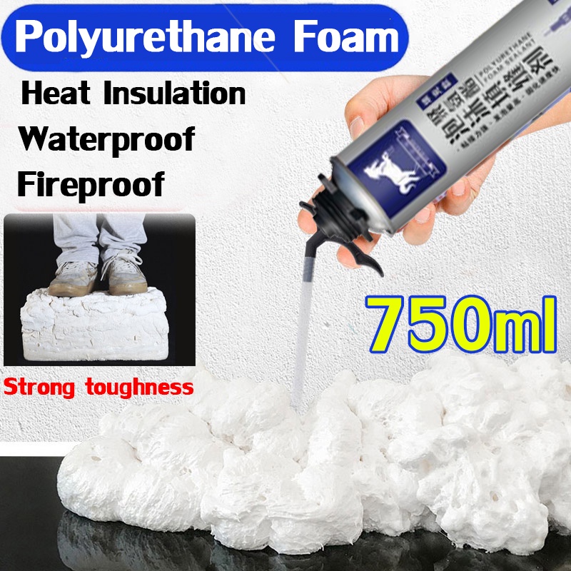 900G Polyurethane Expanding Foam Spray Sealant pu filler insulation wall Sealant Foam Spray ...