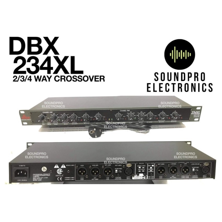DBX 234XL 2/3/4 Way Crossover | Shopee Philippines