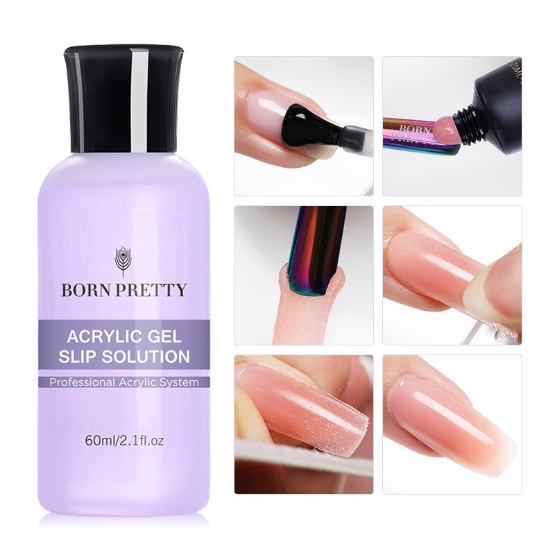 BORN PRETTY Acrylic Poly Gel Slip Solution 60ml | Shopee Philippines