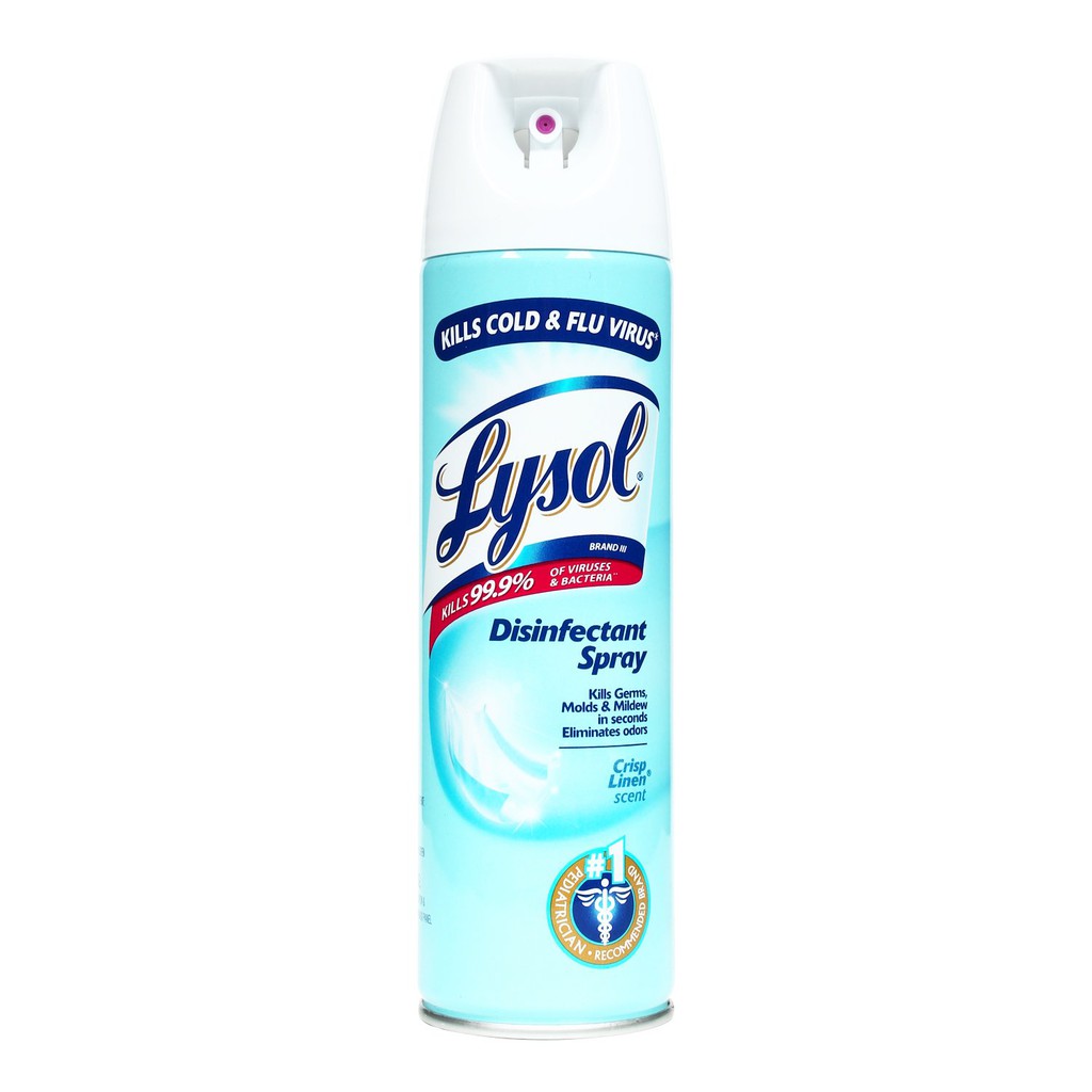 Lysol Crisp Linen Scent Disinfectant Spray 340ml | Shopee Philippines