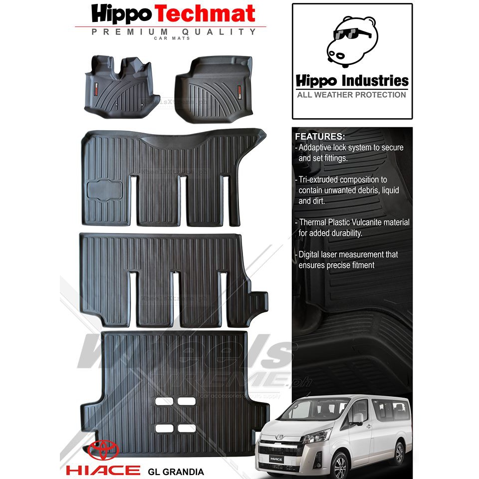 HI ACE GL 2007-2018 HIPPO MATTING PRO SERRIES DEEP DISH THAILAND AMADE ...
