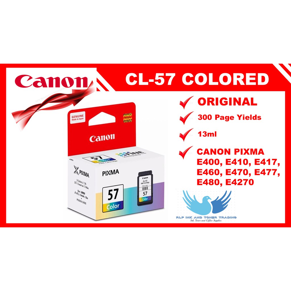 Canon CL-57 Colored Original Ink Cartridge | Shopee Philippines