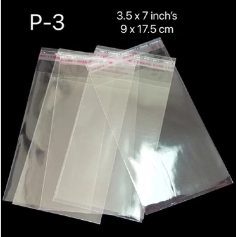 opp-plastic-packaging-bag-self-adhesive(100pcs)(500pcs) | Shopee ...