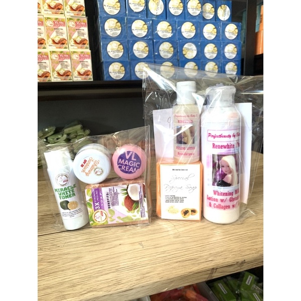 VL SKINCARE STARTER SETS Whitening for Body & Whitening Set for Face ...