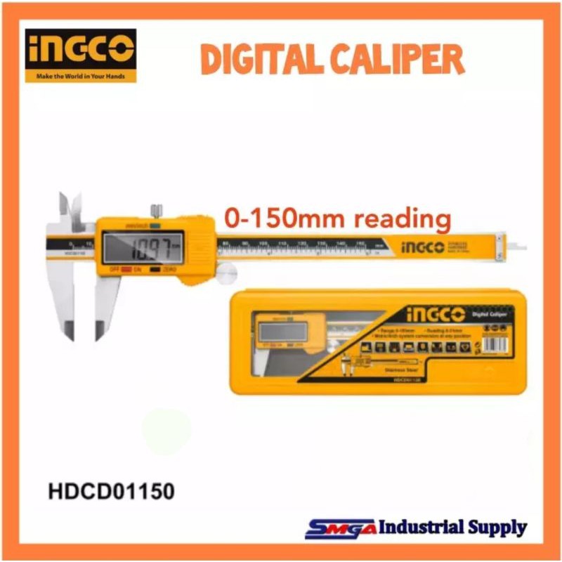 Ingco Digital Caliper HDCD01150 | Shopee Philippines