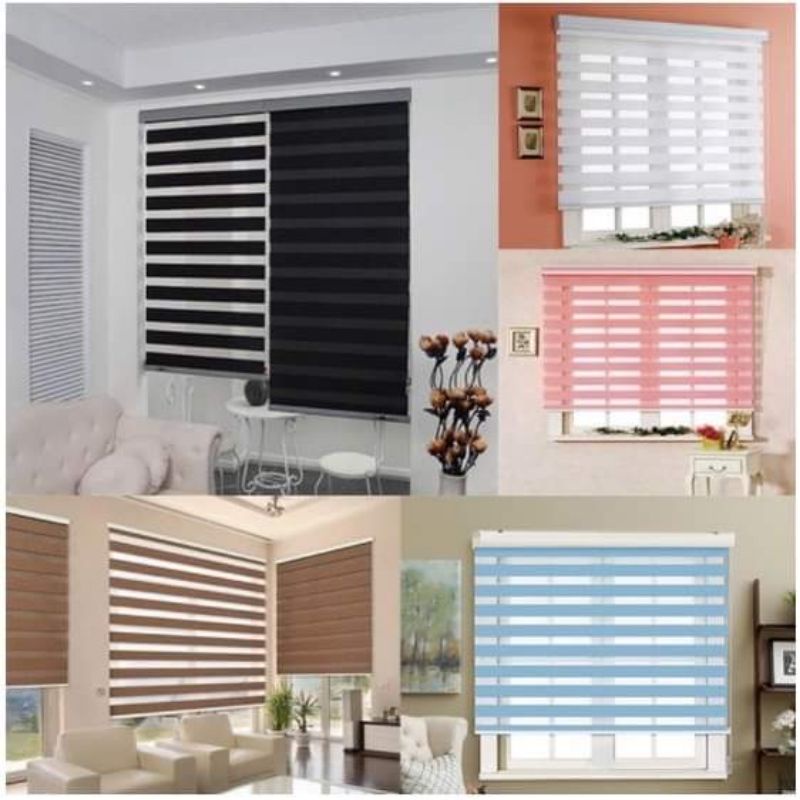 JT5 60/80/100/120/140 venetians Duo Roller blinds curtain Korean office ...