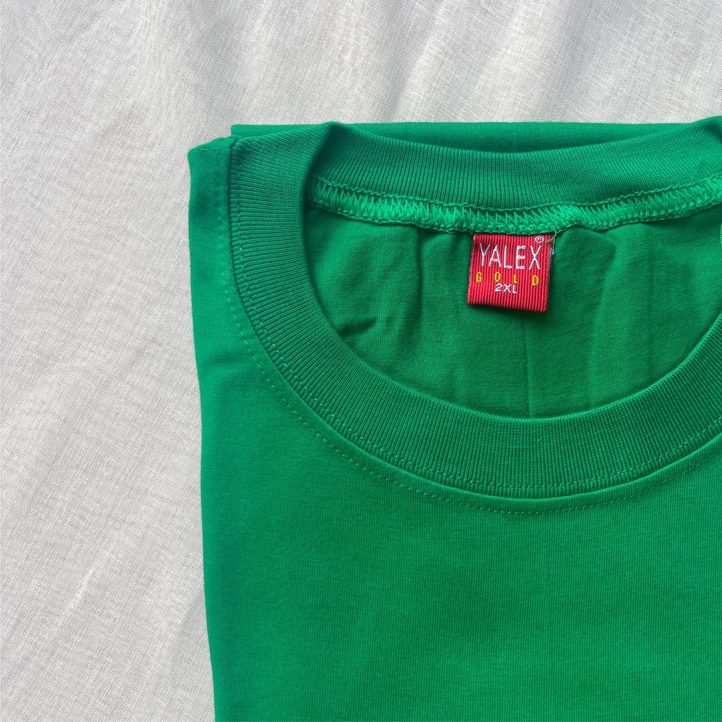 [COD] EMERALD GREEN Yalex Round neck Plain Shirt | kids & Adult to big ...