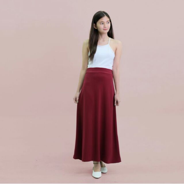 Maroon Maxi Skirt | Dresses Images 2022