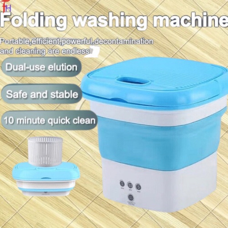 FH/ Folding washing machine mini portable home dormitory automatic ...