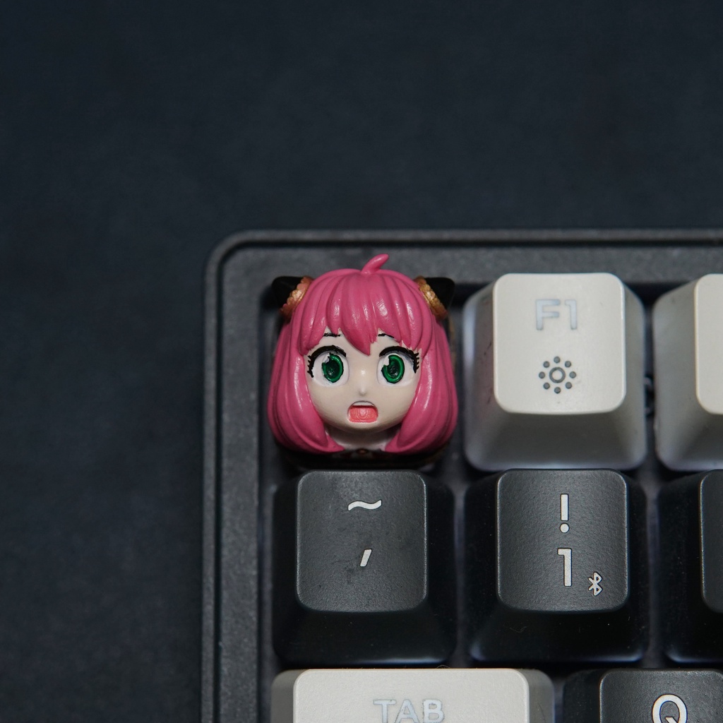 Spy x Family Anya Forger artisan keycap Mechanical keyboard 3d printed ...