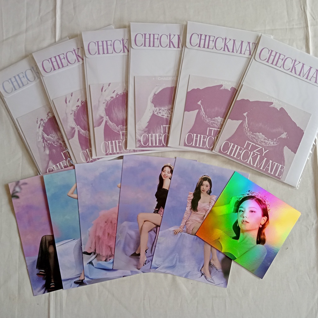 [ONHAND] ITZY CHECKMATE POB POSTCARD WITH SPECIAL CARD | Shopee Philippines