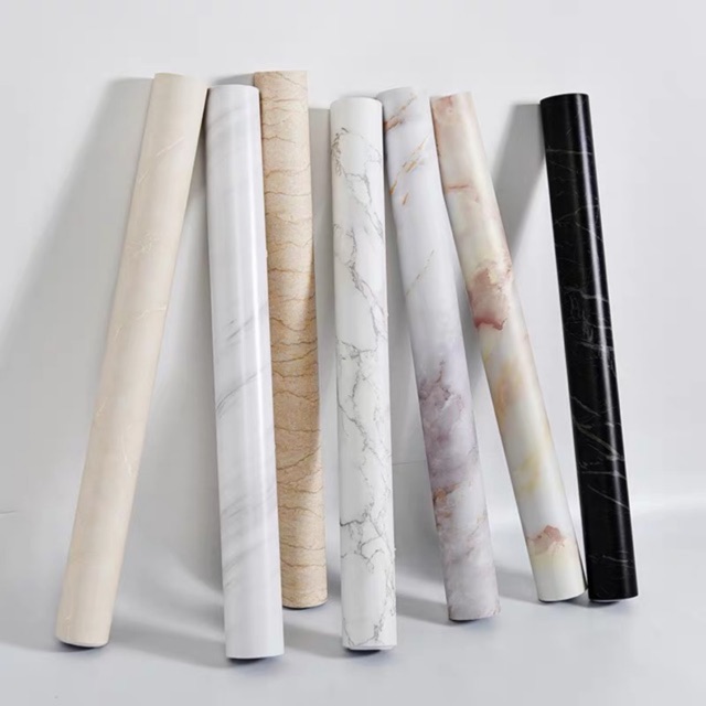 BHW Wallpaper Self Adhesive Marble Design PVC Wateproof Wall Sticker ...