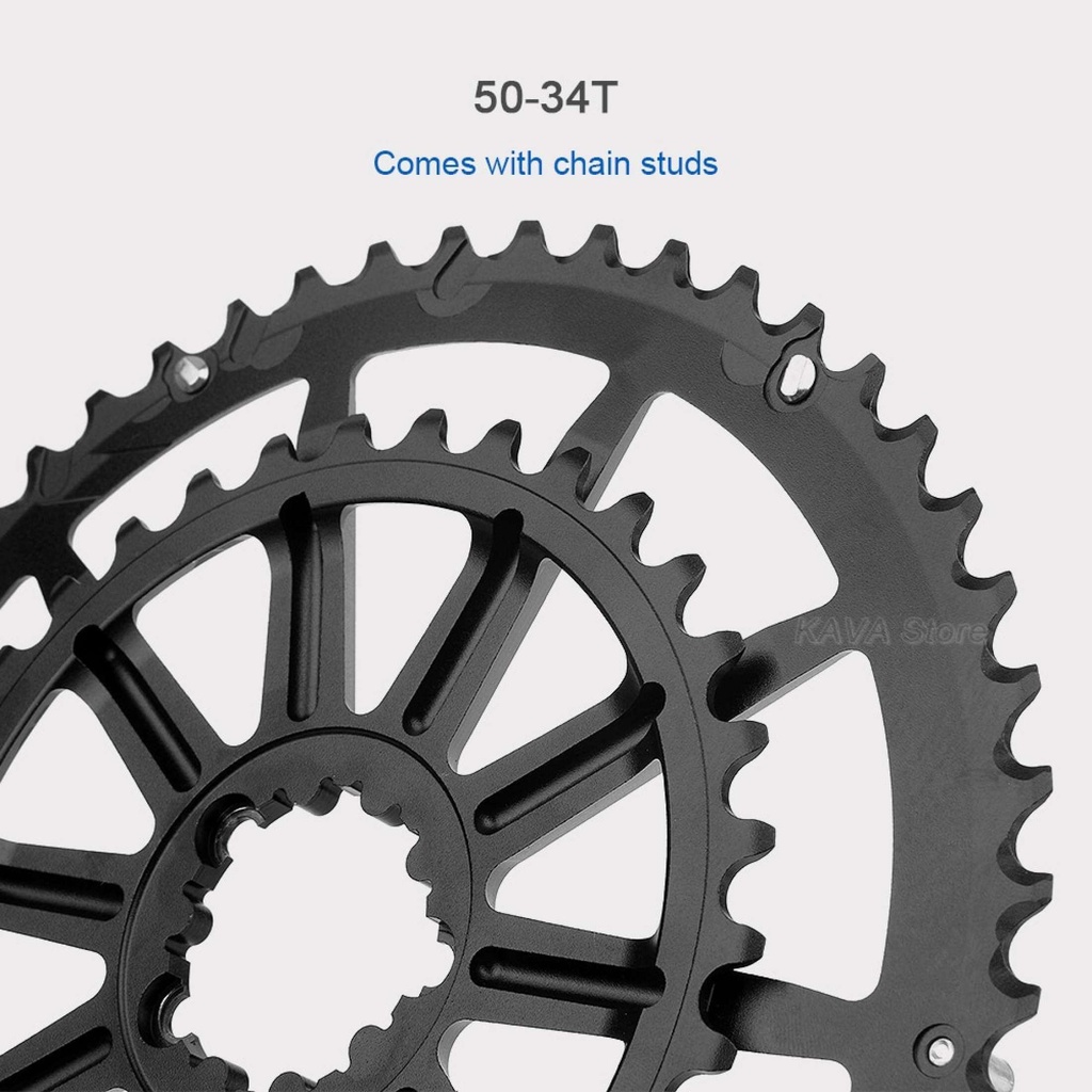 Prowheel Road Bike Chainring AL-7075 GXP 40T 42T 44T 46T 48T Crown ...