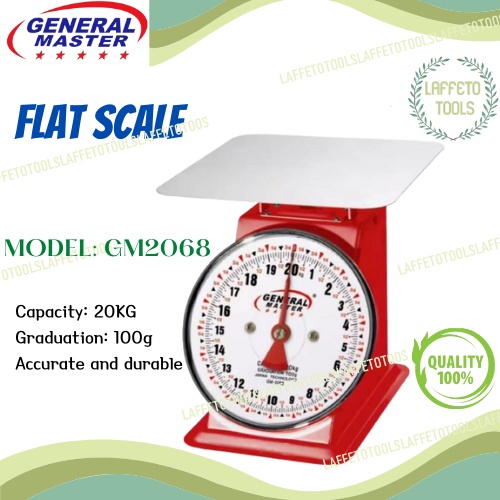 General Master Dial Weighing Scale 20kg Flat (kilohan) | Shopee Philippines