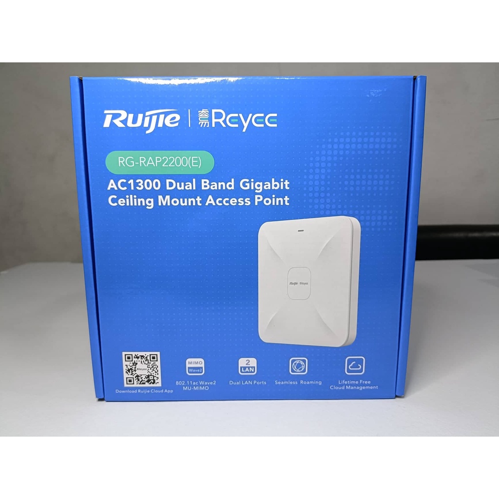 Ruijie RG-RAP2200(E) AC1300 Dual Band Gigabit Ceiling Mount Access ...