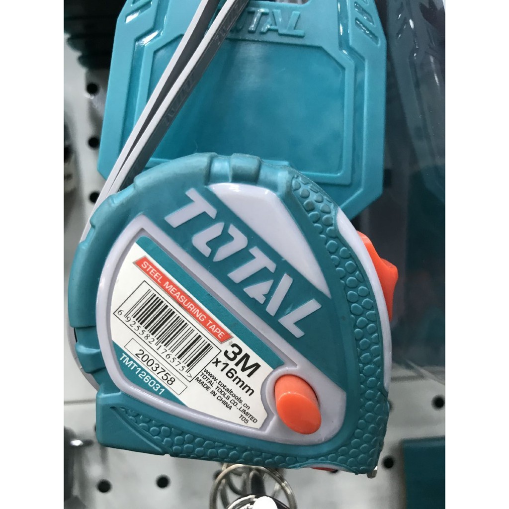 TOTAL TOOLS STEEL TAPE MEASURE TAPE MEASURING 3M/10FTx16MM TMT126031 ...