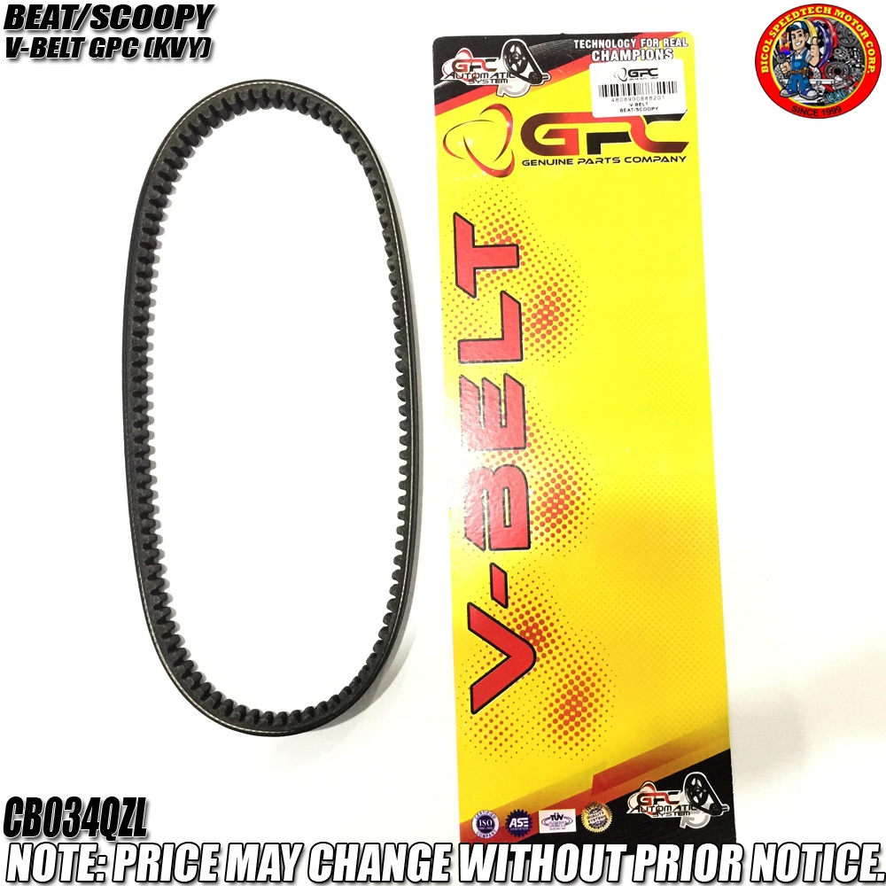 BEAT/SCOOPY V-BELT GPC (KVY) (CB034QZL) | Shopee Philippines