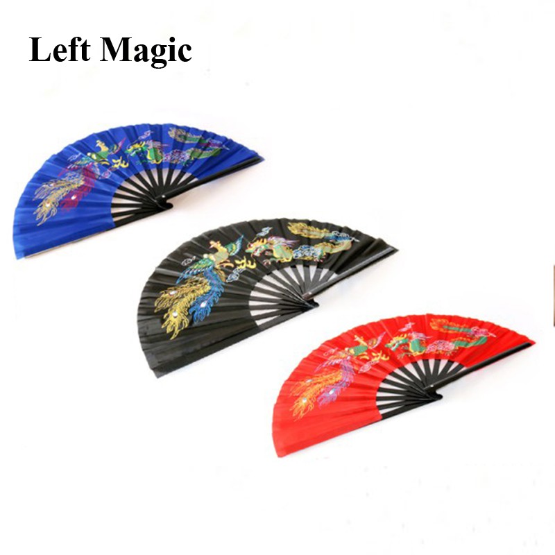 Professional Magic Bamboo Fan (Red/Blue/Black Color Available) Magic ...