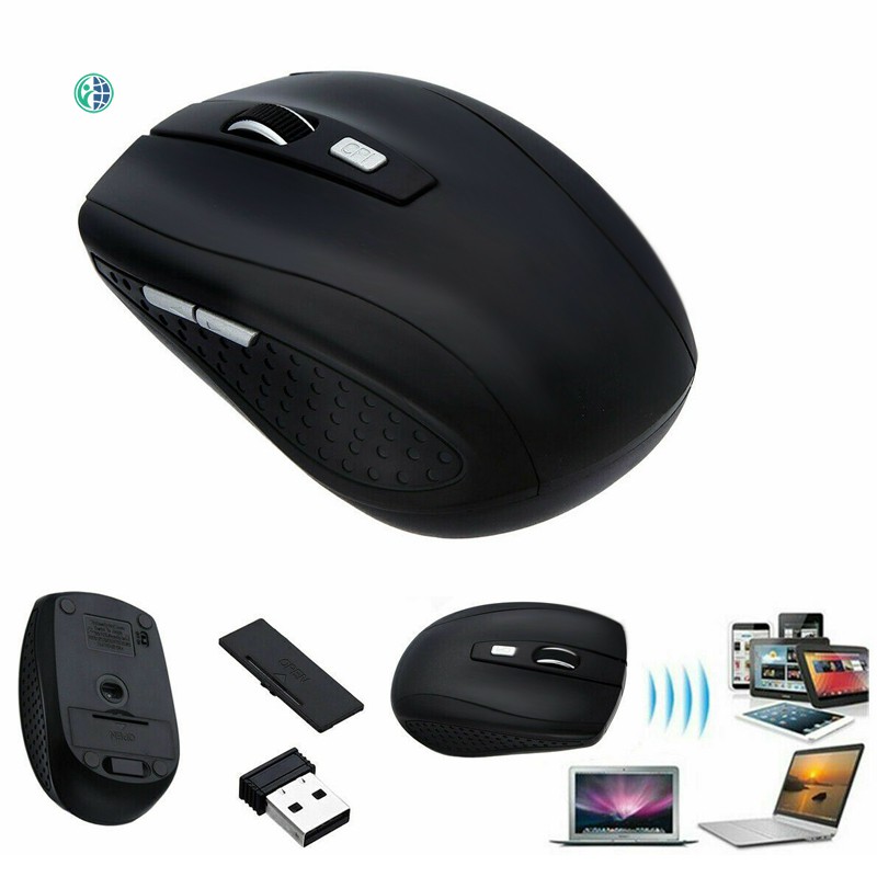 Ready Stock 2.4GHz Wireless Optical Gaming Mouse Mice with USB Receiver ...
