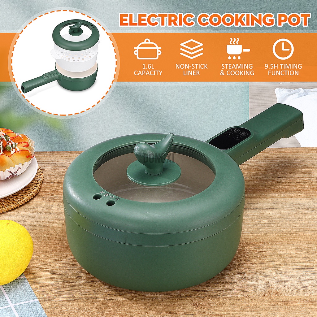 700W Portable Electric Cooking Pot Food Steamer Multi-purpose Pot ...