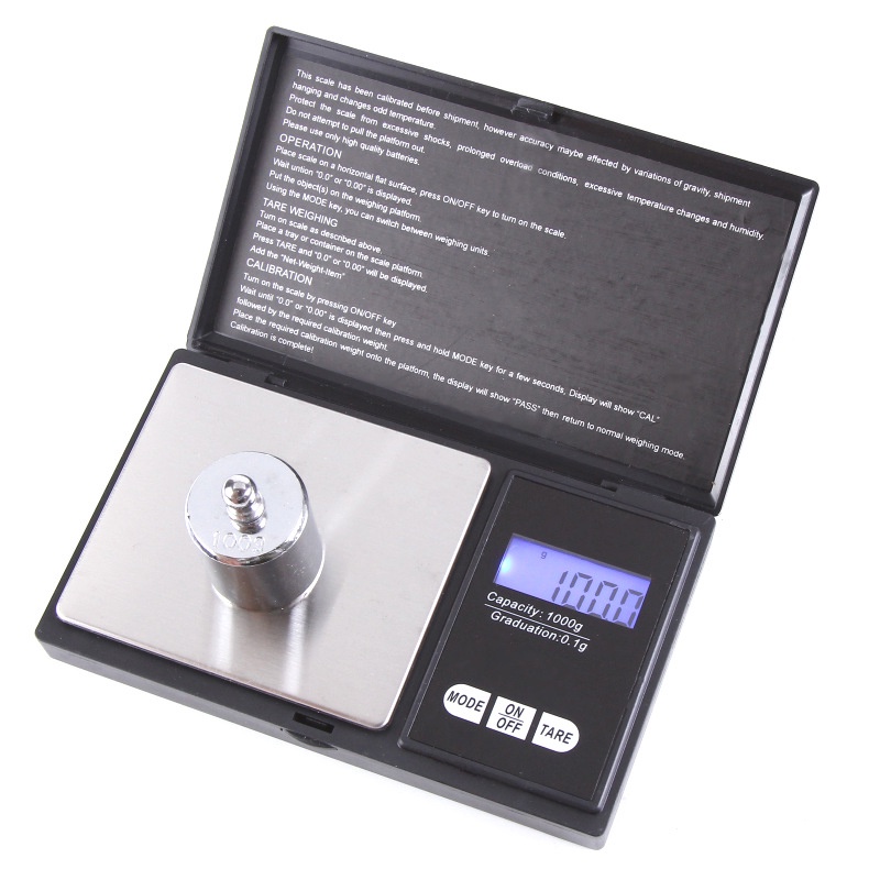 Jewelry Mini Stainless Steel Electronic Scale Digital Pocket Scale Gold ...