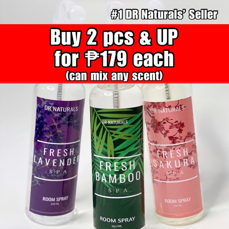 Fresh Bamboo Room Spray 250ml by Dr Naturals | Shopee Philippines