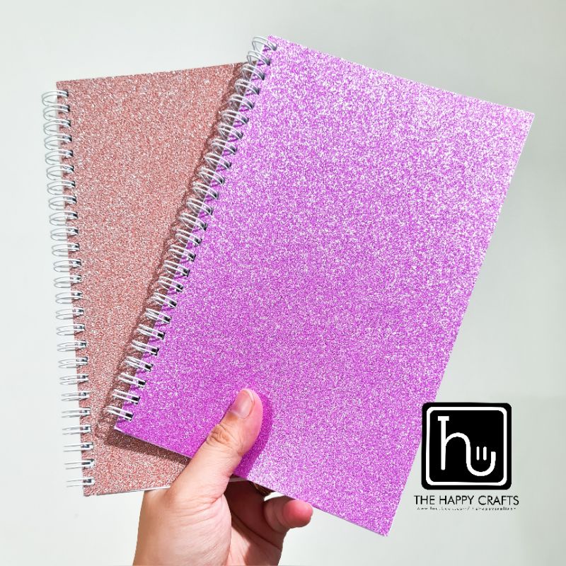 GLITTERED/SPECIALTY NOTEBOOK 140mmx217mm (Approx A5 Size) | Shopee ...