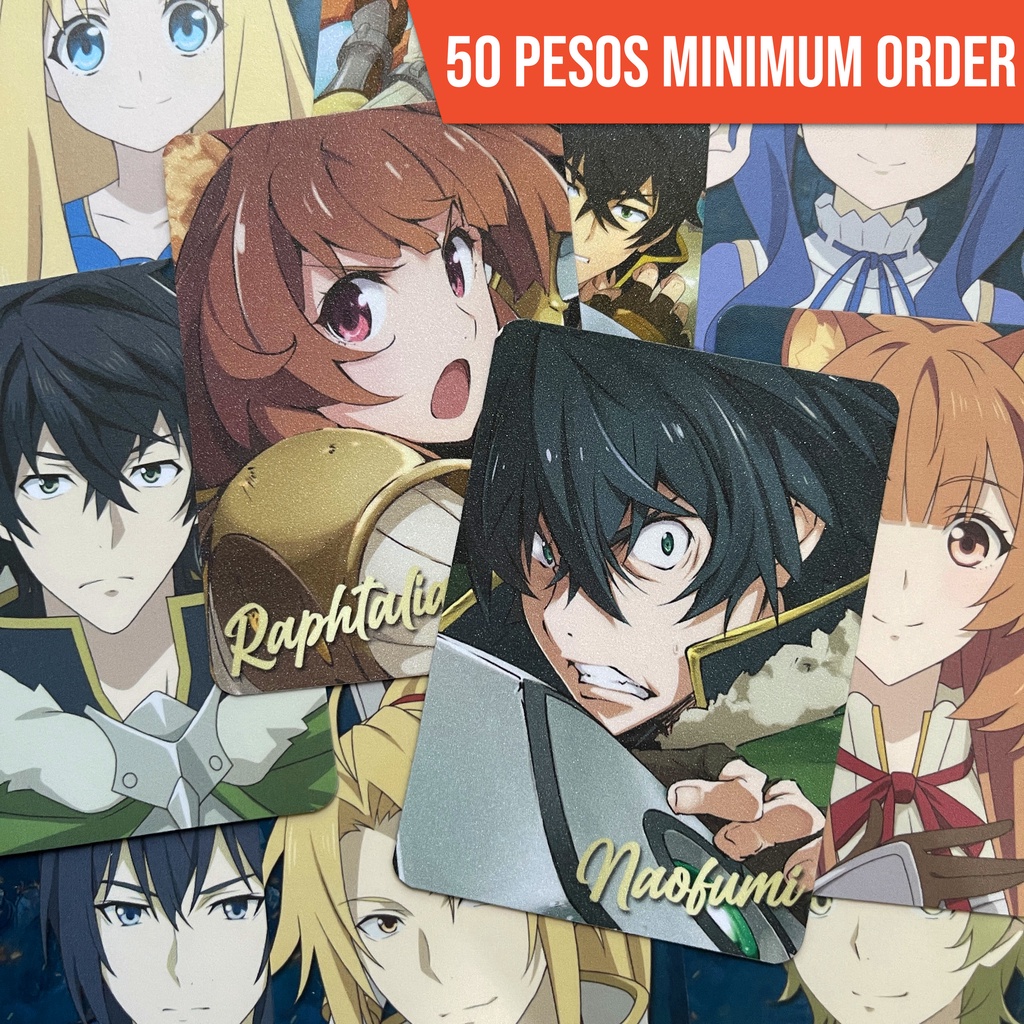 The Rising of the Shield Hero Anime Photocards (Laminated) | Shopee ...
