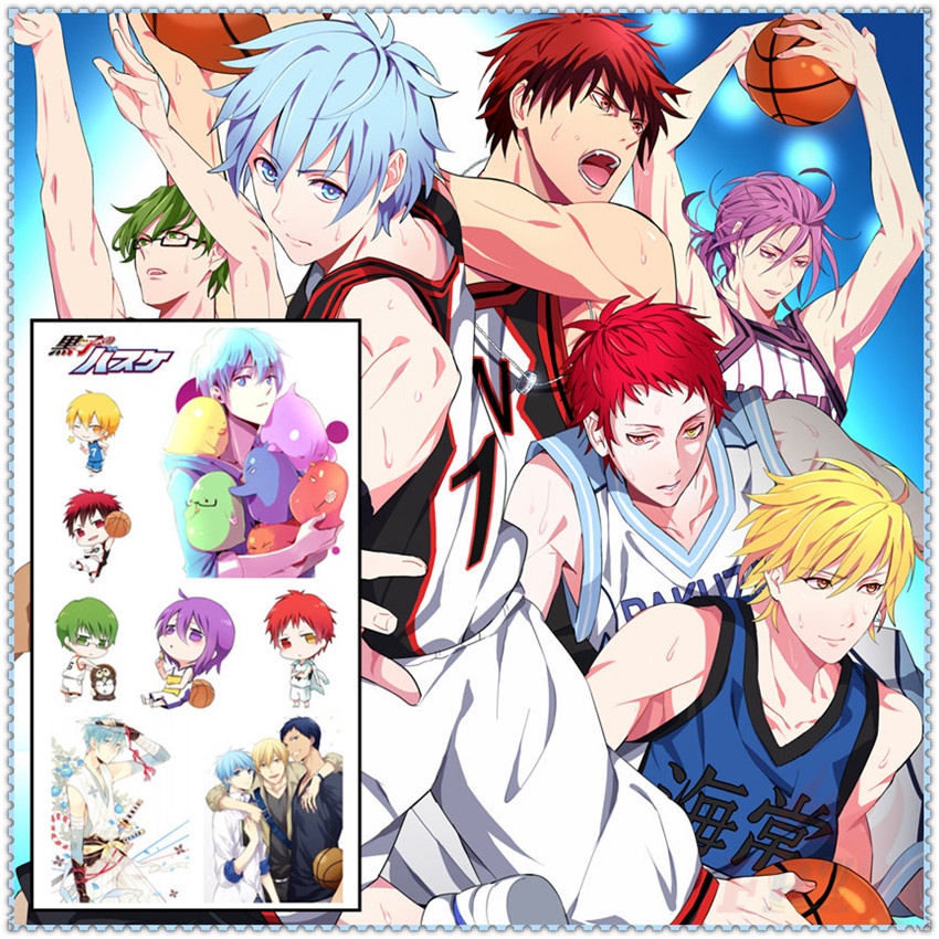 Kuroko's Basketball - Anime Mini Temporary Tattoo Stickers 1Sheet ...