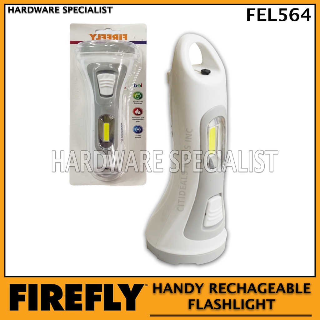 Firefly Handy Rechargeable Flashlight FEL564 Original Authentic ...